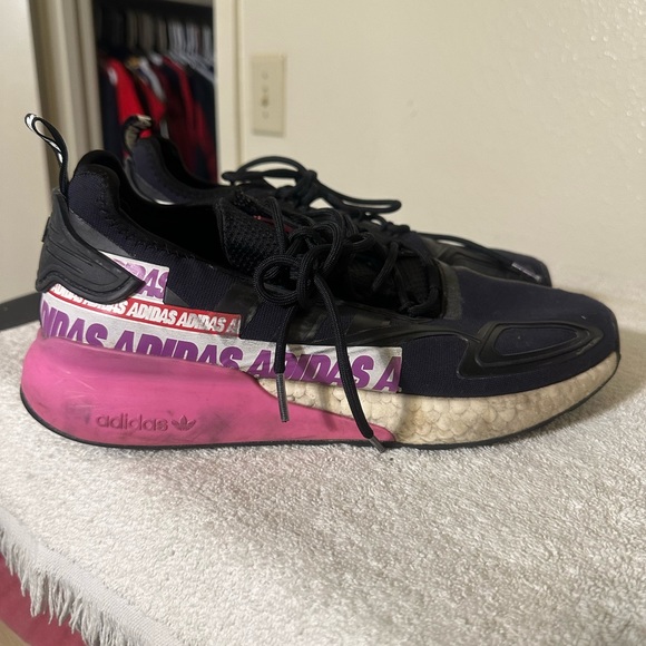 adidas | Shoes | Vintage Adidas Zx 2k Boost Purple Pink Logo22 Size 11 ...